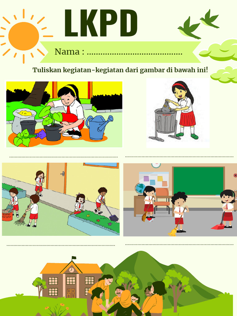 LKPD Kelas Menjaga Lingkungan Sekolah | PDF LKPD Kelas Menjaga Lingkungan Sekolah | PDF