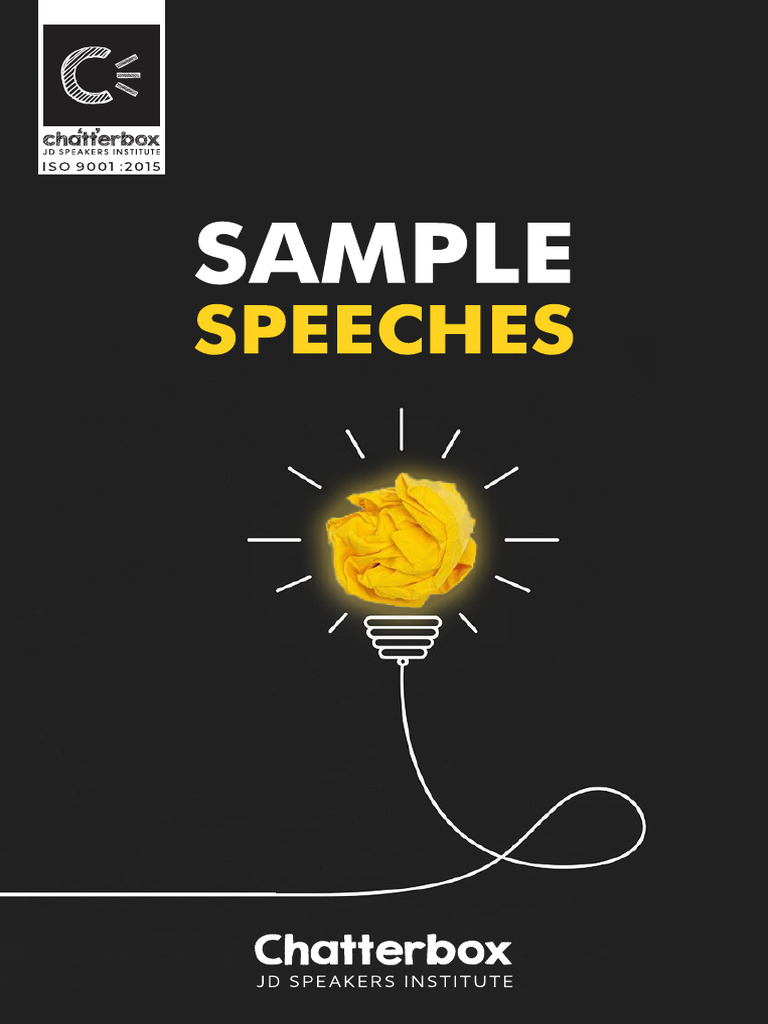 Sample Speeches - About Myself-1 | PDF