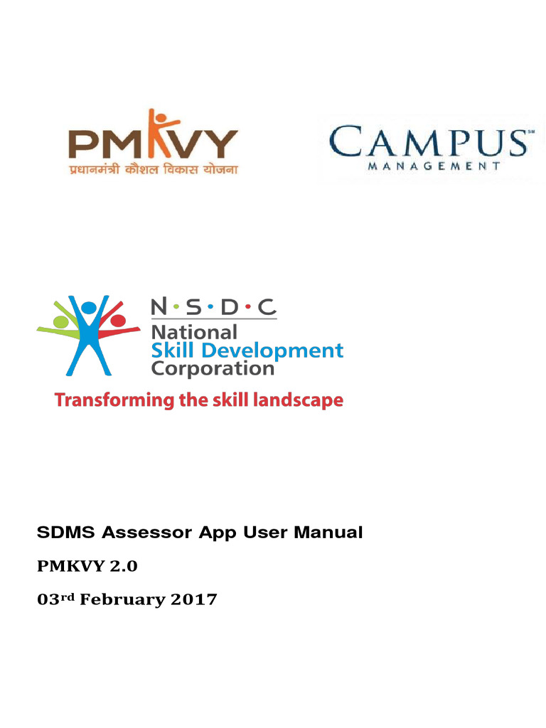 Pmkvy2.0 - SDMS User Manual For Assessor App | PDF | Password ...