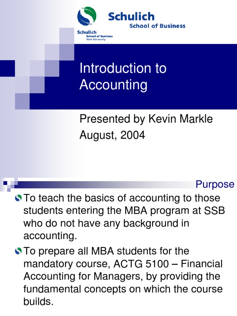 Introduction To Accounting | PDF