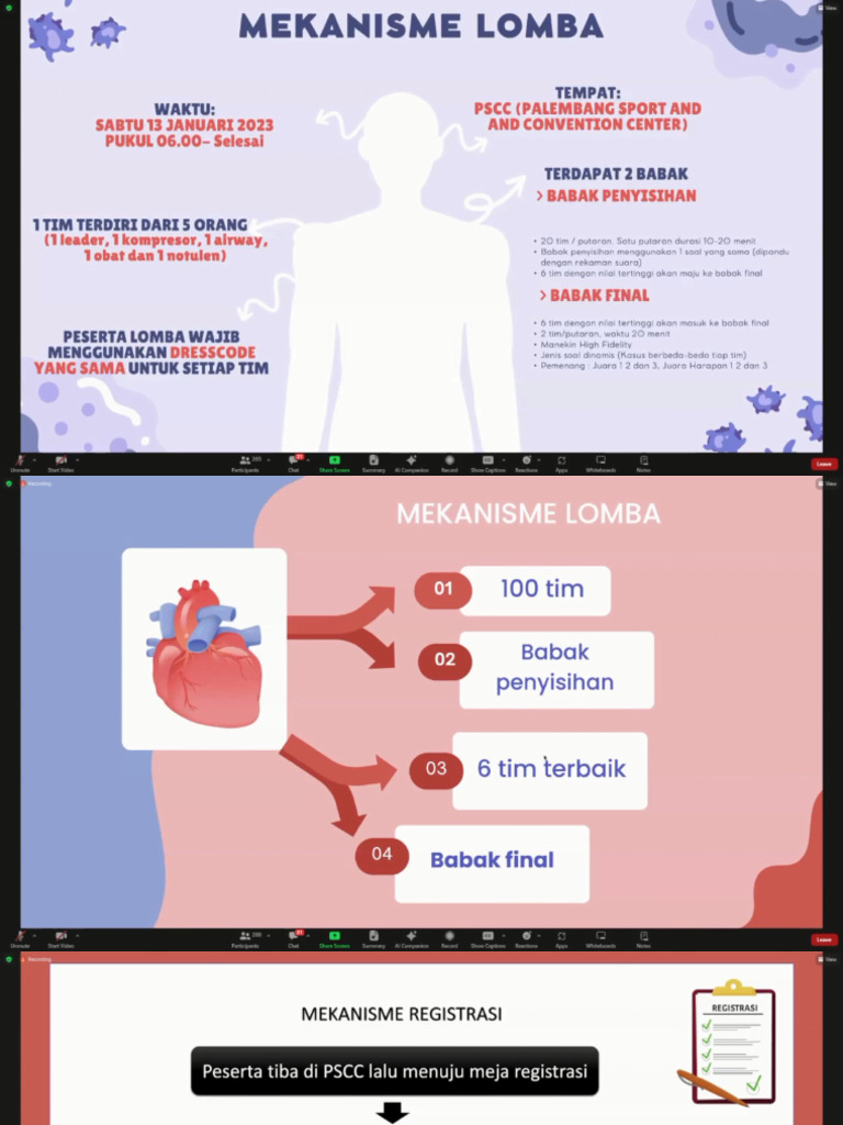 Mekanisme Lomba Code Blue | PDF
