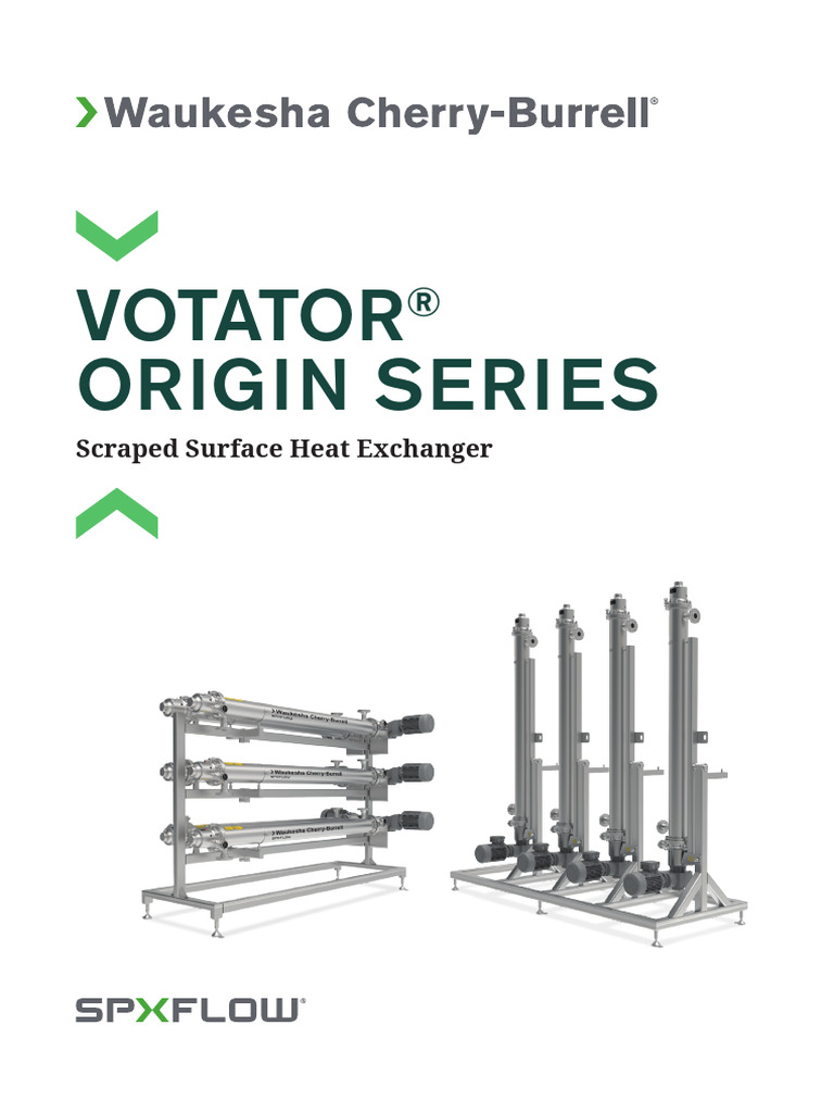 Waukesha Cherry Burrell Sshe Votator Origin Series Bro GB | PDF ...