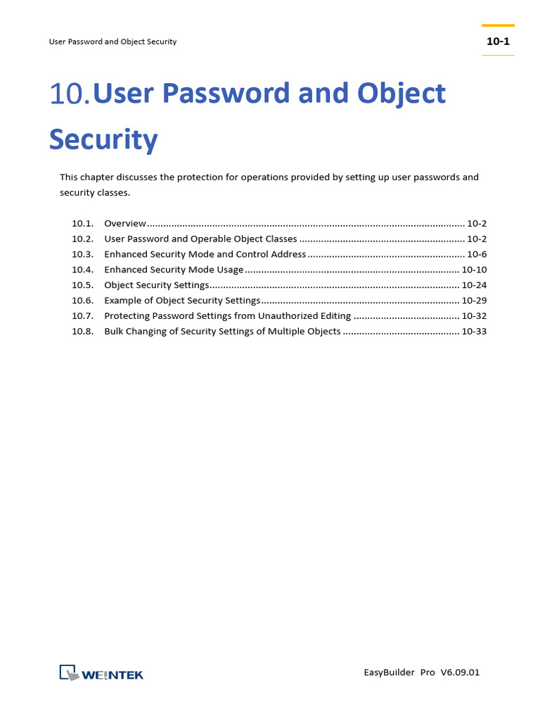 Chapter 10 User Password and Object Security | PDF | Login | User (Computing)
