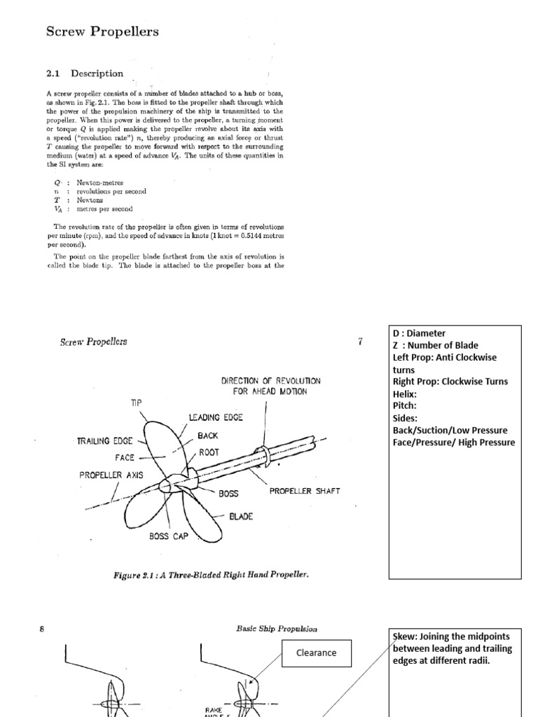 Screw Propellers | PDF | Mechanical Engineering | Manufactured Goods
