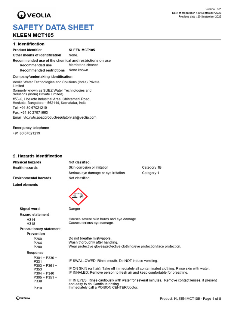 Get Document | PDF | Dangerous Goods | Toxicity