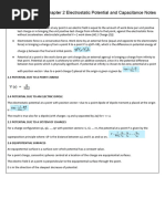 Class 12th Physics PYQs With Solution CH 2 Electrostatic Potential | PDF | Capacitor | Capacitance