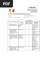 Contoh Ceklis Penilaian Anak TK | PDF | Karier & Perkembangan