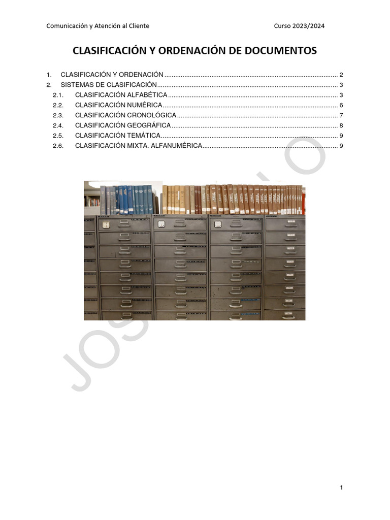 Clasificación y Ordenación de Los Documentos | PDF | Sevilla | Business
