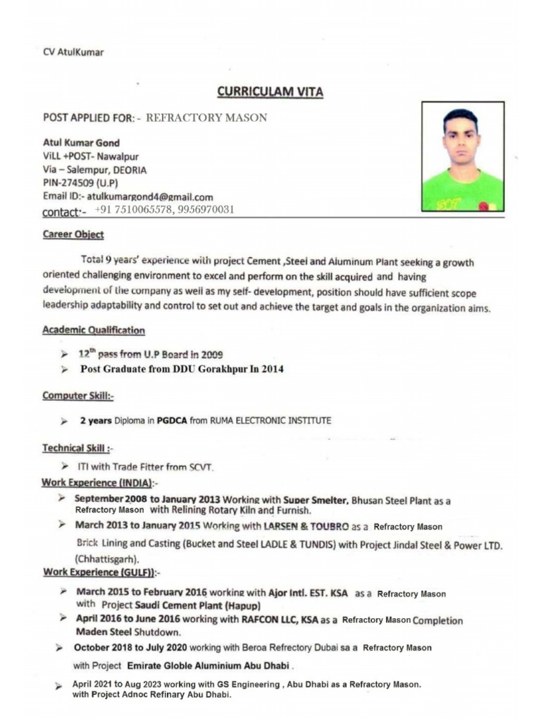 Atul Kumar Gond | PDF