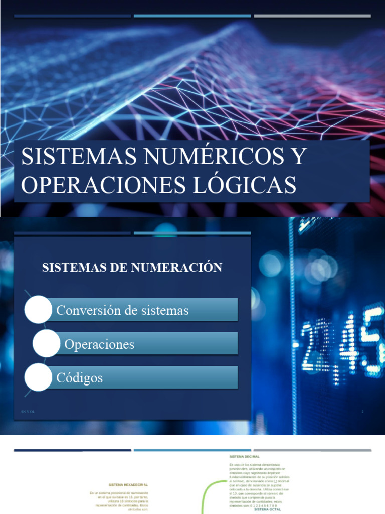 Repaso - Sistemas Numéricos y Operaciones Lógicas | PDF | Matemática ...