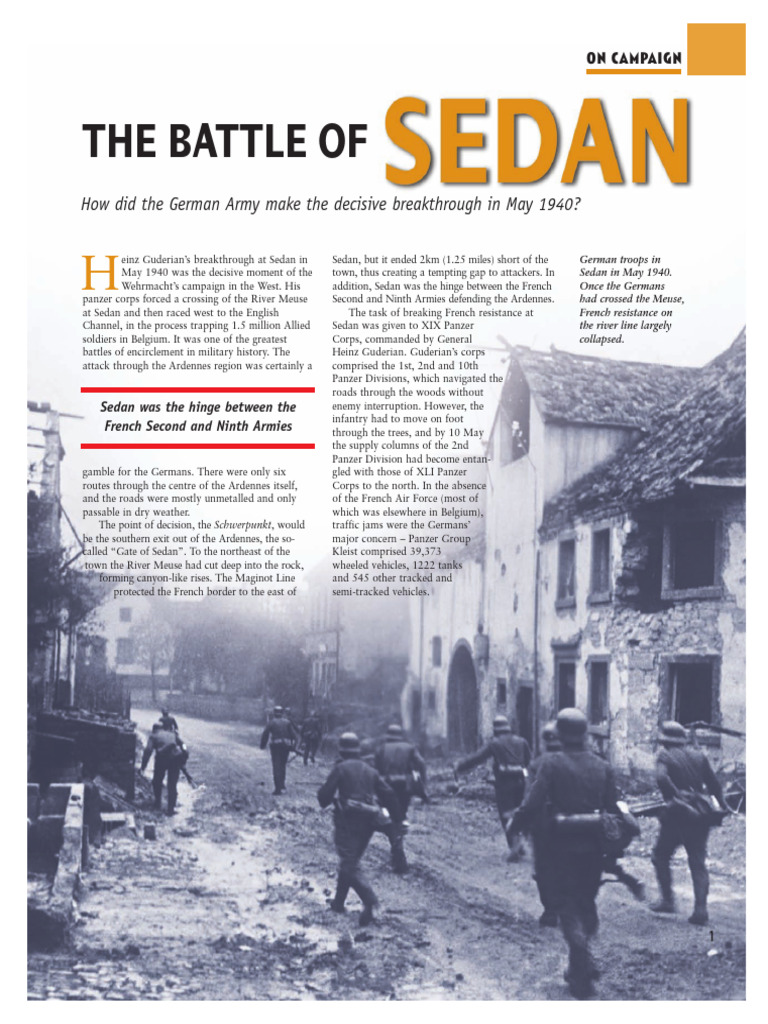 The Battle of Sedan | PDF | Military Science | Military