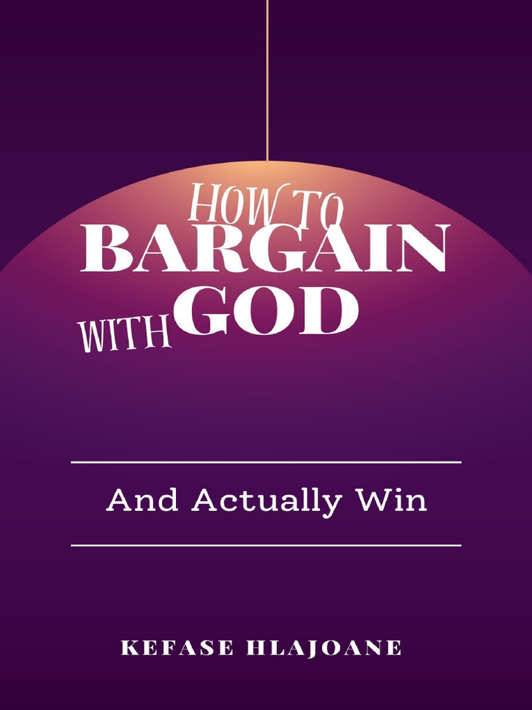 How To Bargain With God | PDF