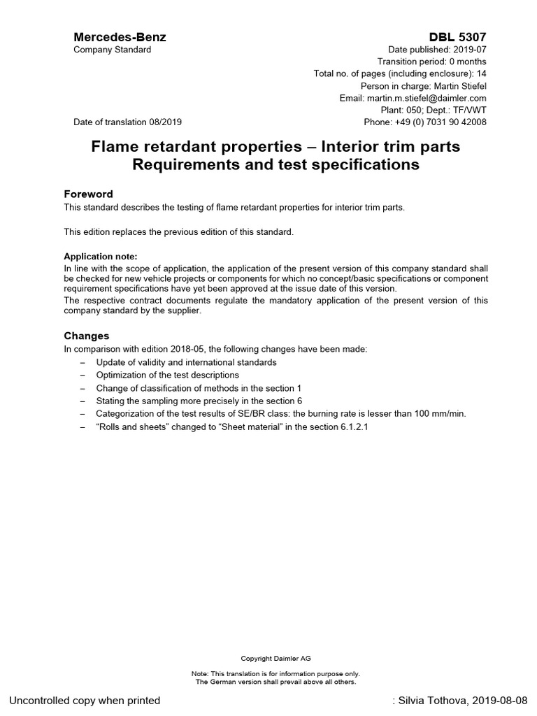 DBL 5307 | PDF | Adhesive | Airbag