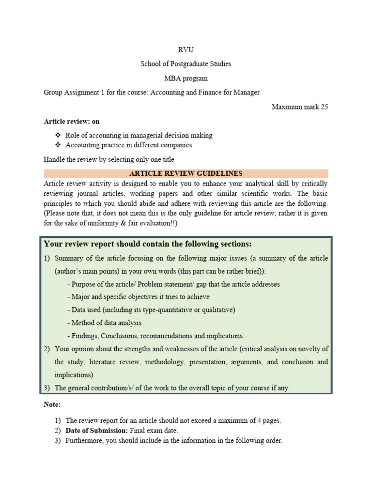 AFM Group Assignment 1 New | PDF | Theory | Methodology
