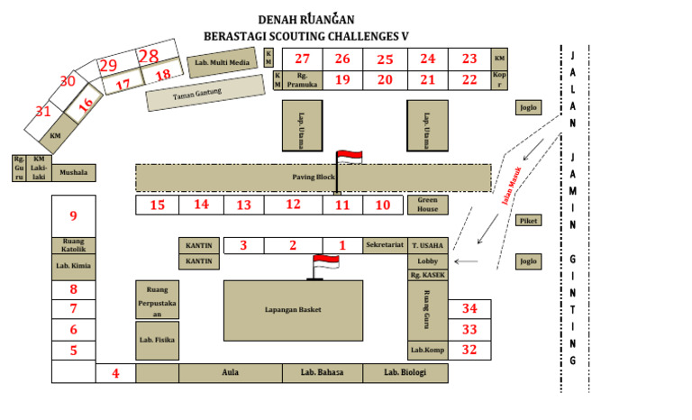 DENAH RUANGAN BSC M | PDF