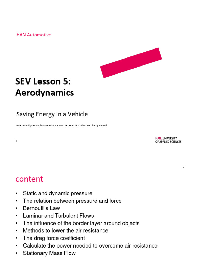 Lesson 5 - Aerodynamics Fluid Mechanics | PDF | Drag (Physics) | Fluid ...