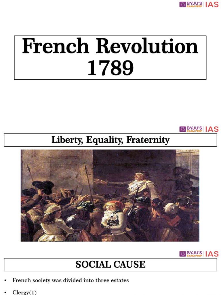French Revolution 1789 | PDF | Napoleon | First French Empire