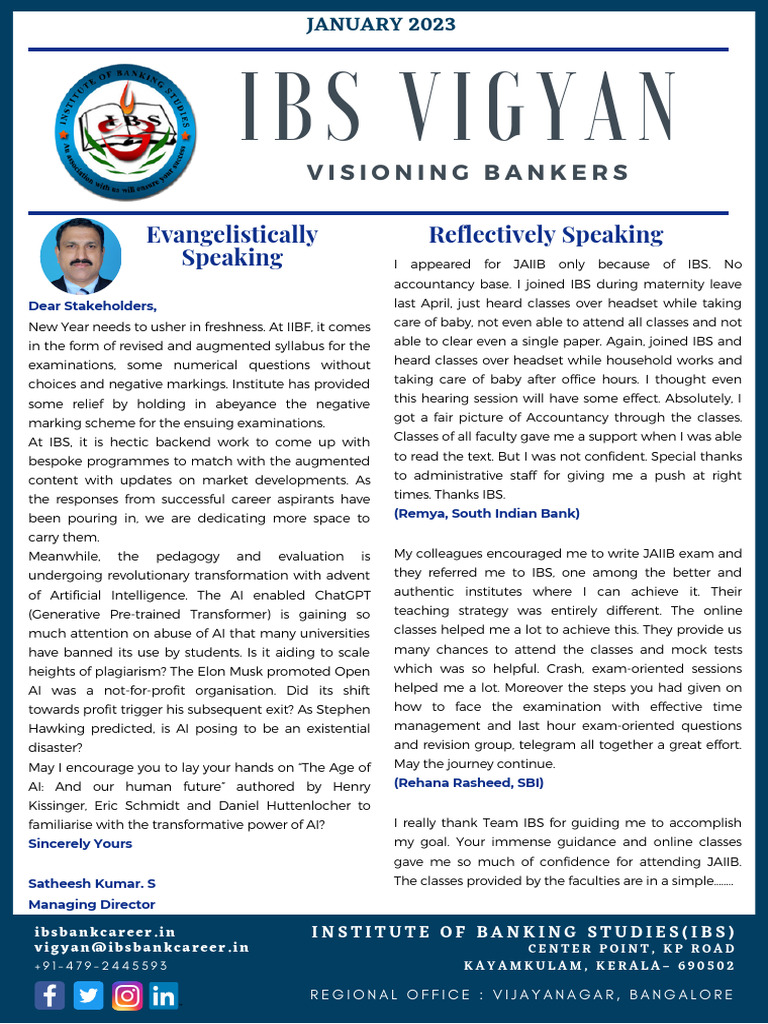 Ibs Vigyan January 2023 | PDF | Bonds (Finance) | Reserve Bank Of India