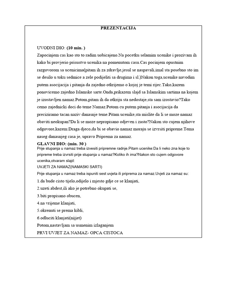 Priprema Za ...... | PDF