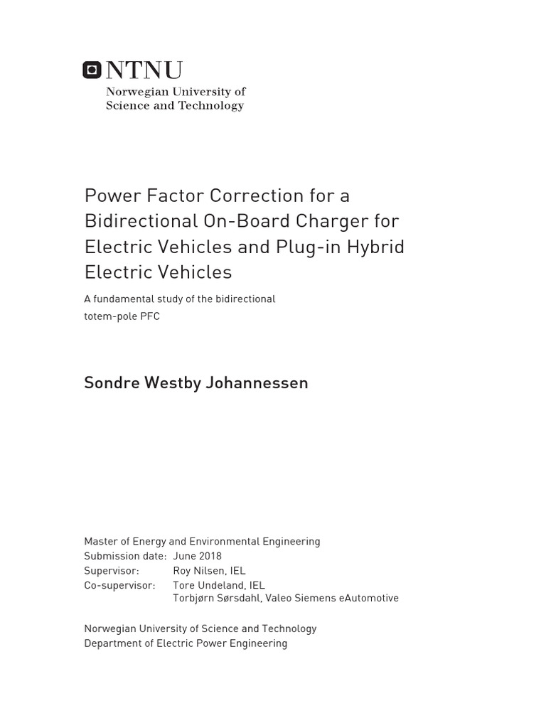 Power Factor Correction For A | PDF | Electric Vehicle | Plug In Hybrid