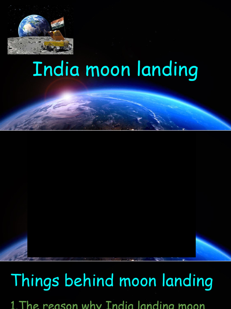India Moon Landing | PDF