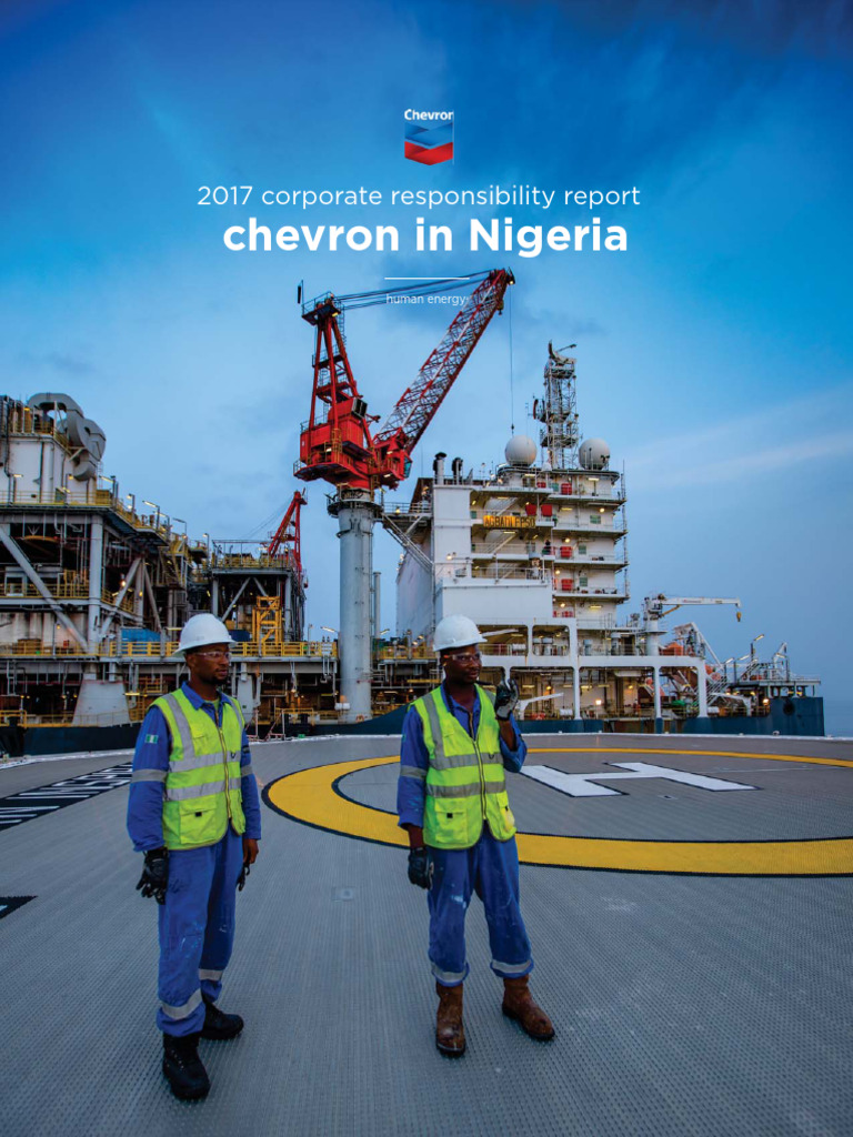 Chevron Nigeria CR Report 2017 | PDF | Corporate Social Responsibility ...