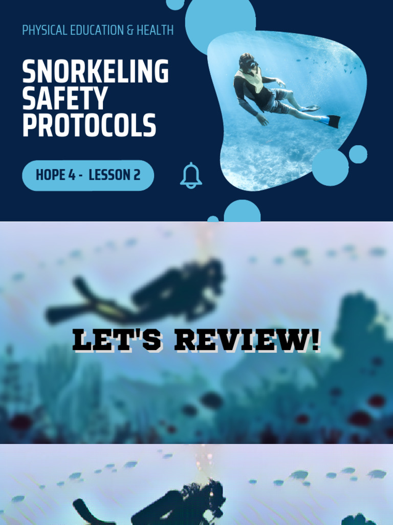 Snorkeling Safety Protocols Guide | PDF | Snorkeling | Swimming