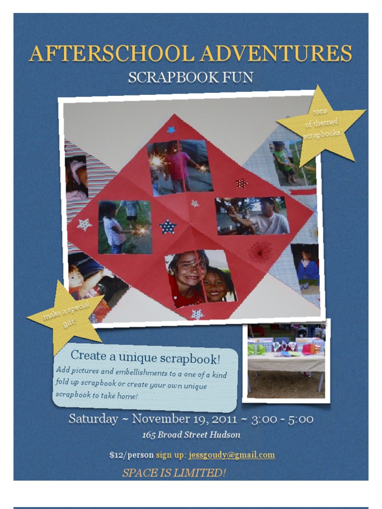 Scrapbook Flyer | PDF | Home & Garden | Art