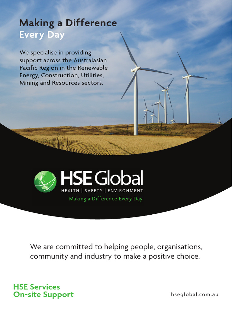 HSE Global Services Team On Site Support | PDF | Audit | Risk
