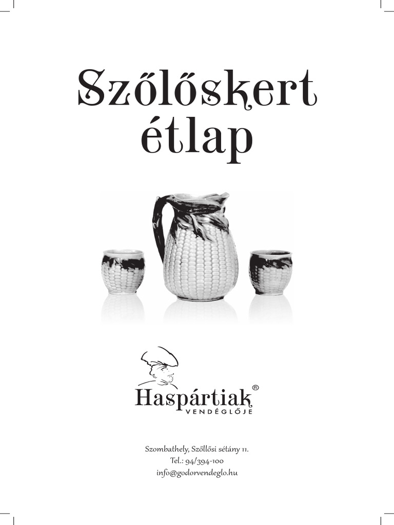 Etlap Magyar 2022 | PDF