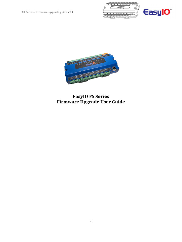 04 EasyIO FS Series Firmware Upgrade v1.2 | Download Free PDF | File Transfer Protocol | World ...