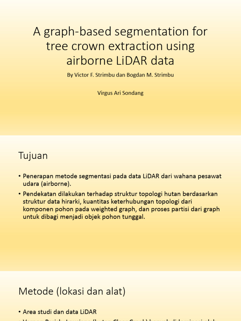 A Graph-Based Segmentation - Virgus Ari Sondang | PDF