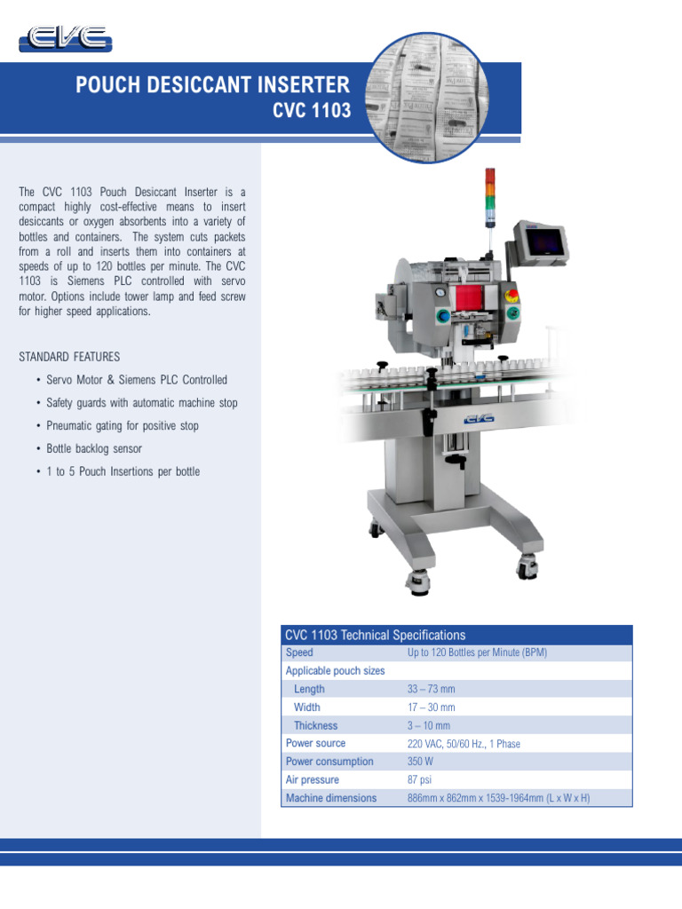 CVC 1103 | PDF | Mechanical Engineering | Equipment