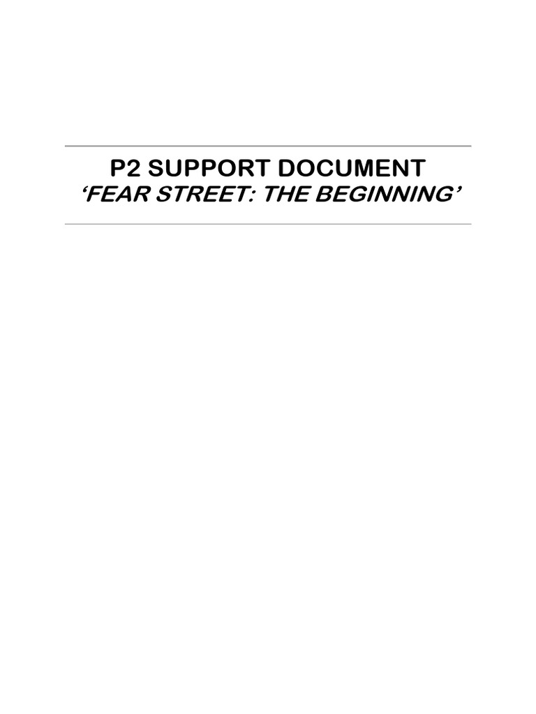 Unit 21 - p2 Support Document | PDF
