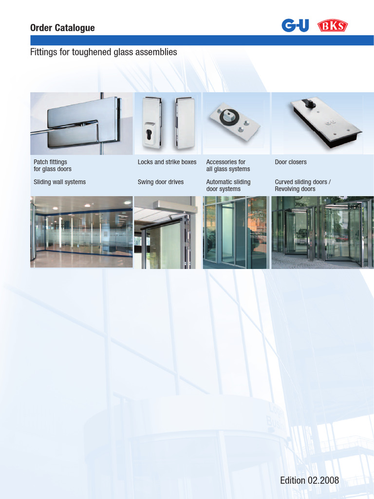 03 Glass Fittings - 0208 | PDF | Door | Glasses