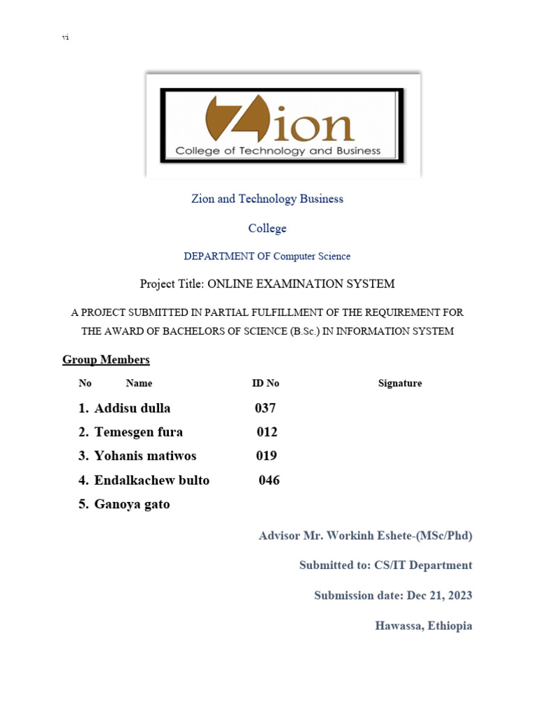 Final Project (OES) Commented by WE | PDF | Databases | Feasibility Study
