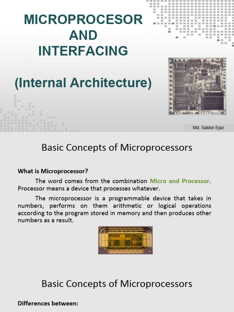 Lecture 2 | PDF | Central Processing Unit | Microprocessor