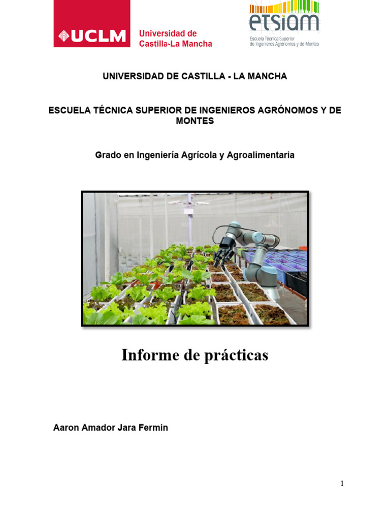 Informe de Practica - Aaron Jara Fermin | PDF | Agua | Cocinando