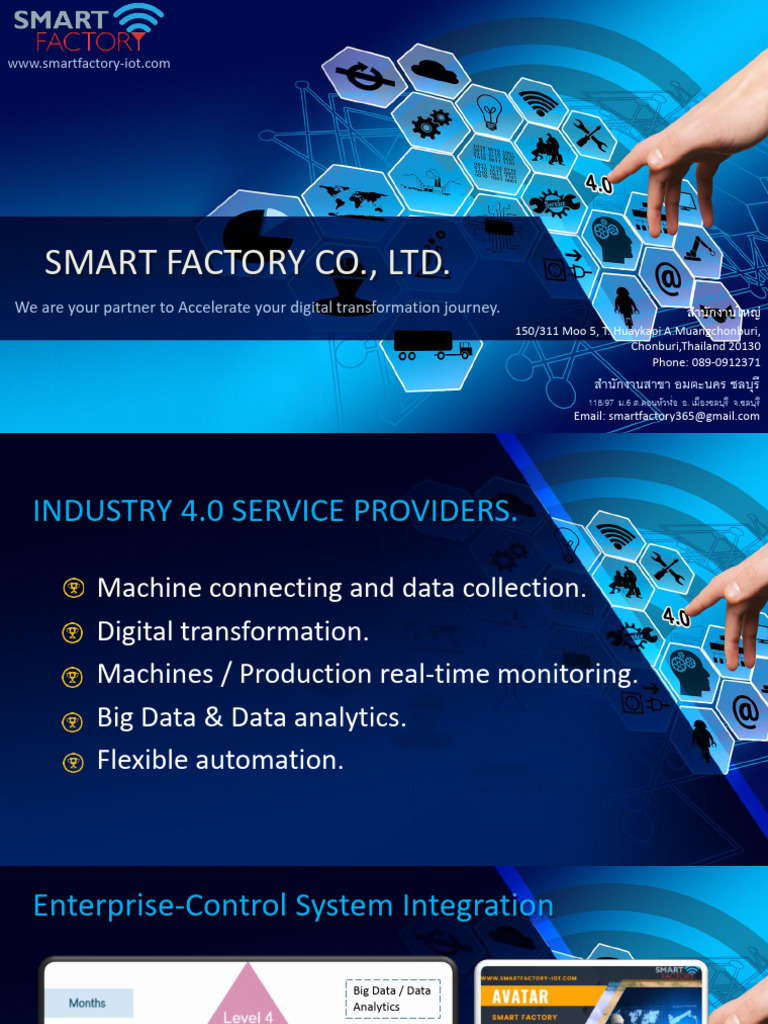 Smart Factory IoT Solutions Provider | PDF | Systems Theory | Computer ...