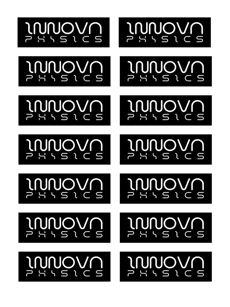 Pegatinas Innova Physics | PDF