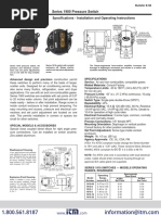 SPD910 Differential Air Pressure Switch | PDF | Switch | Pressure ...