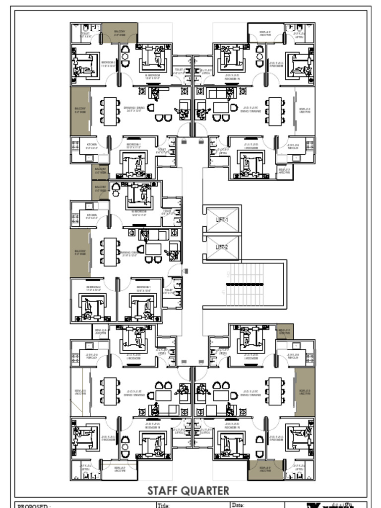 Ar - 110 - Staff Quarter | PDF