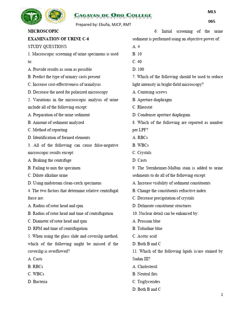 Aubf-Study-Question C6-10 | PDF