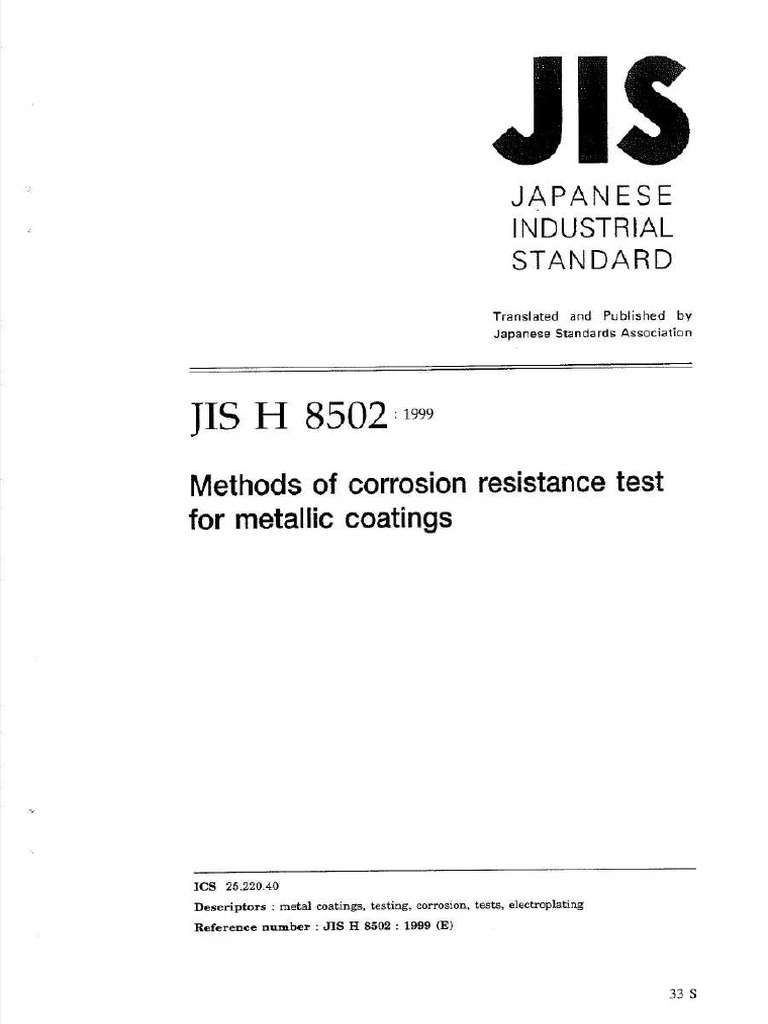 Jis-8502 | PDF