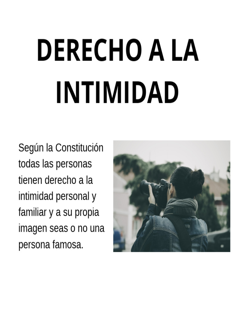 Derecho A La Intimidad | PDF