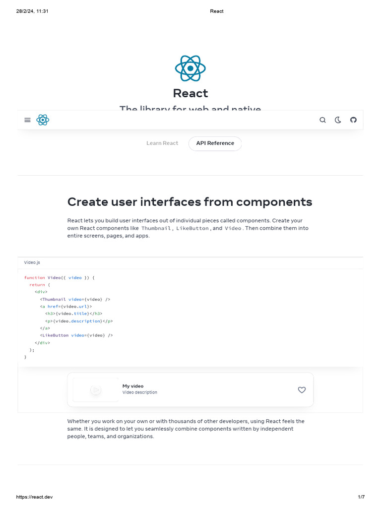 React | PDF