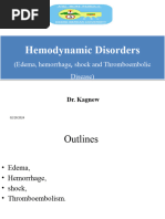 Hemodynamic Disorders Pathology | PDF | Edema | Thrombus