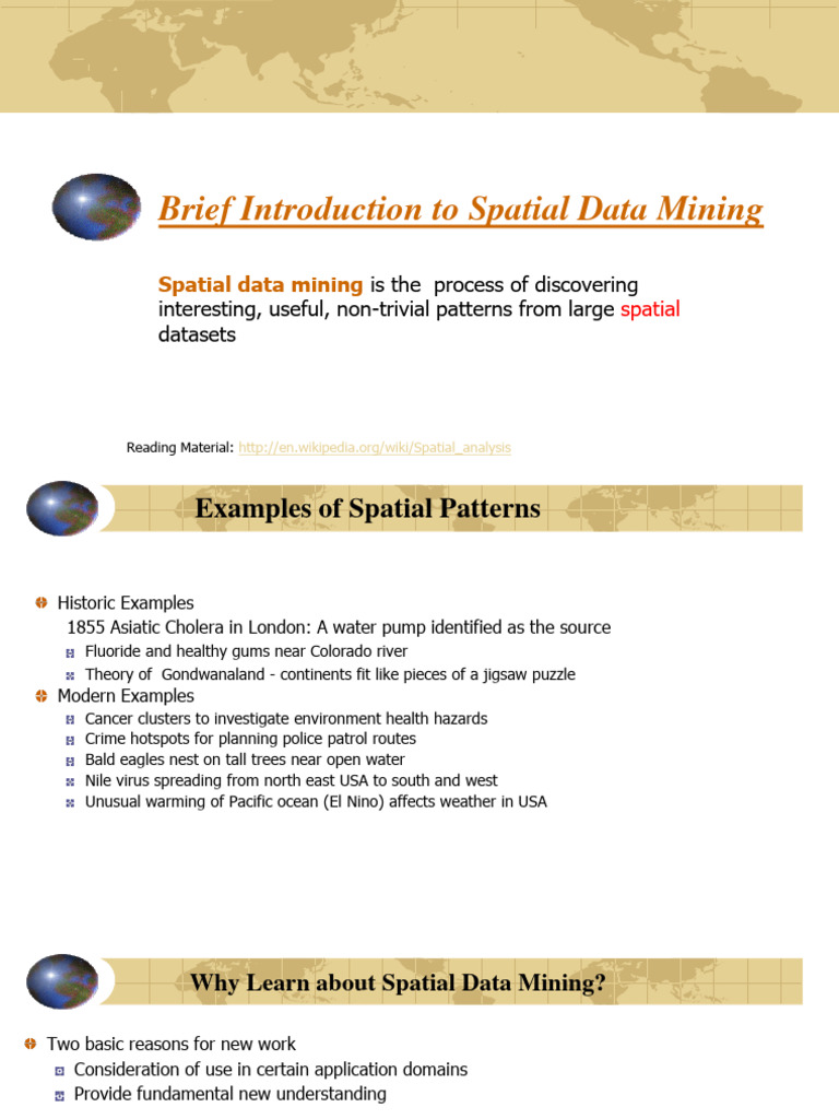 Brief Introduction - Lecture 1 | PDF | Geographic Information System | Geography