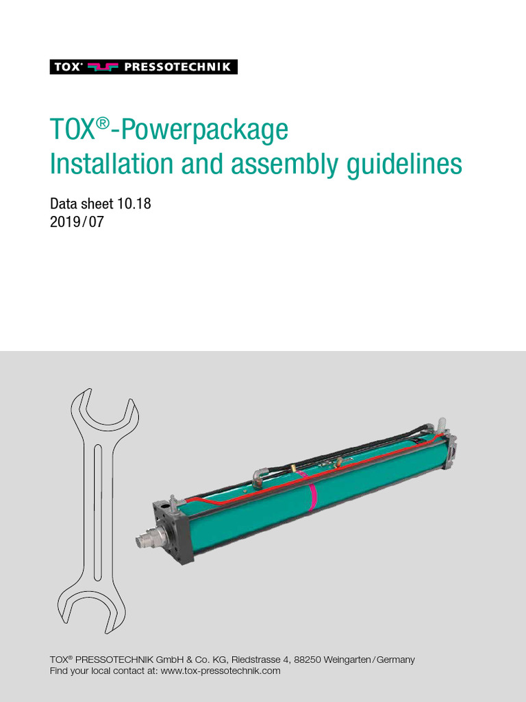 TOX TB 1018 en | PDF | Valve | Force