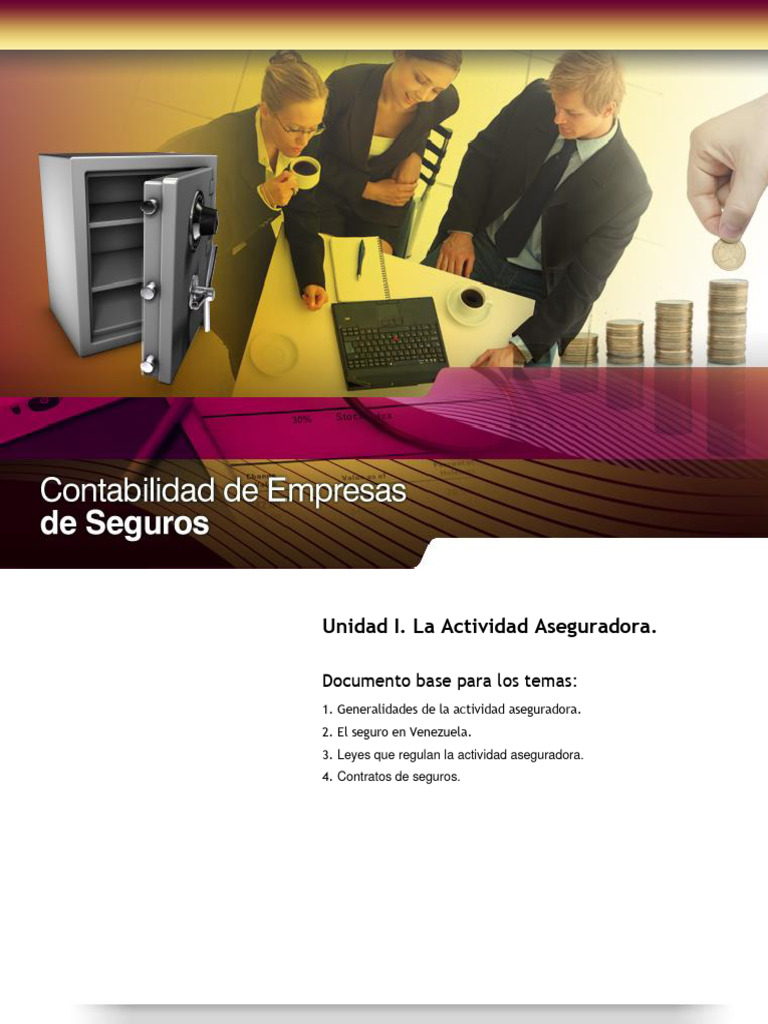 Unidad - I LA ACTIVIDAD ASEGURADORA | PDF | Seguro | Póliza de seguros